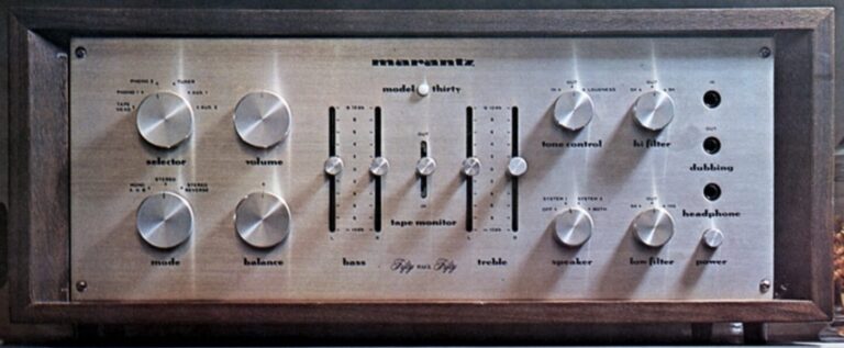 Marantz(マランツ) Model 30を徹底解説！【Phono 1mV入力と6ポジション】 | ヴィンテージオーディオ図鑑