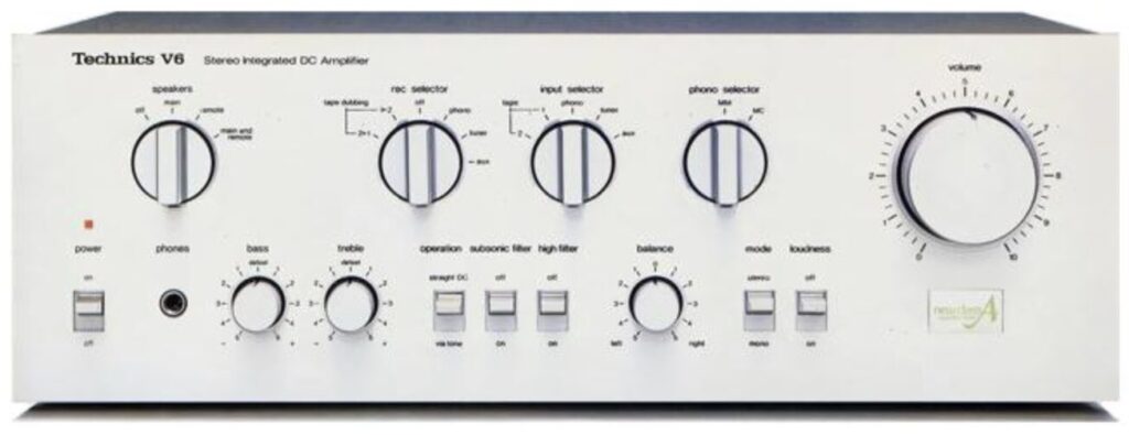 Technics(テクニクス) SU-V6を徹底解説！【サブソニック＆ハイフィルター搭載】 | ヴィンテージオーディオ図鑑